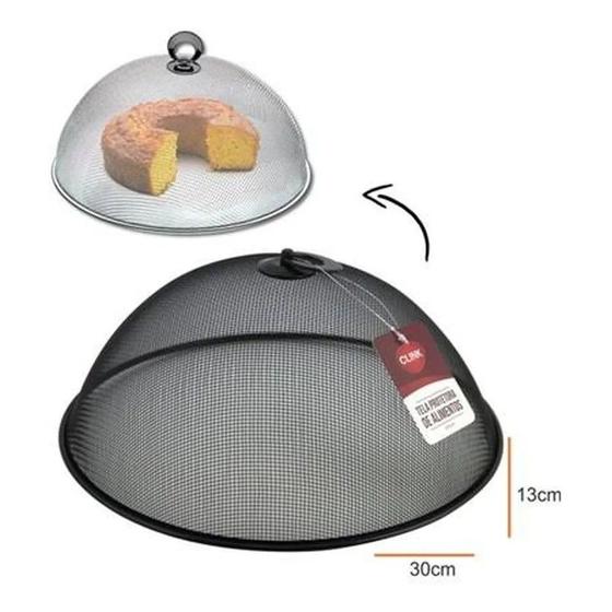 Tela Protetora De Alimentos Em Metal 35cm Clink - Tela Protetora de ...