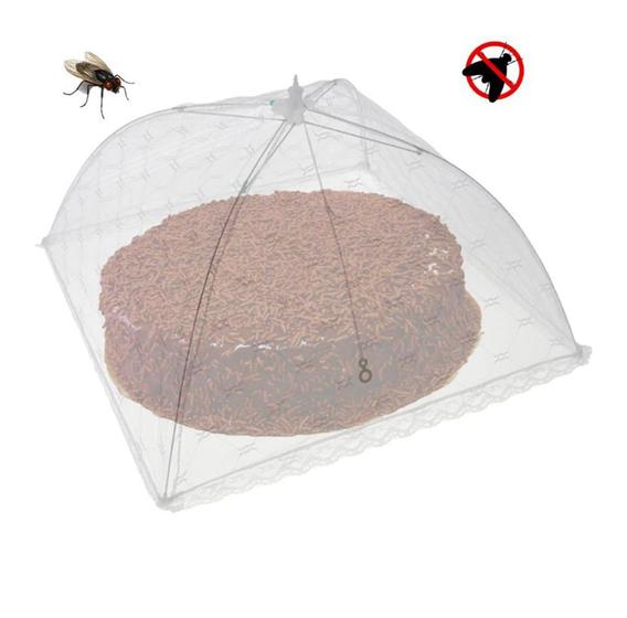 Tela protetora de alimentos telado 40cm branco - ART HOUSE - Tela ...