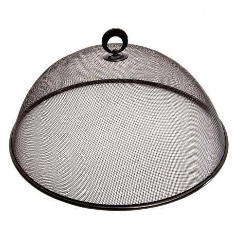 Tela Protetora Para Alimentos Em Metal 35 Cm Preta - Tela Protetora de ...