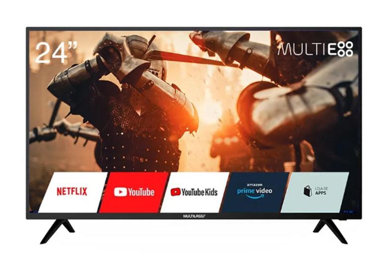 Tela smart 24" tl047 multi experience - multilaser - Smart TV ...