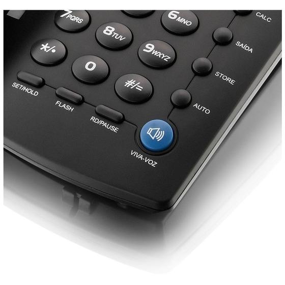 Telefone Bina com Fio - Id de Chamadas - TCF 3000 Elgin - Ramais ...