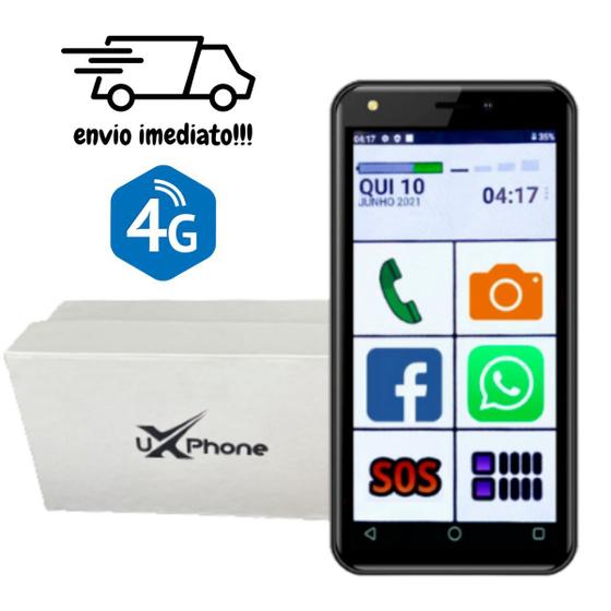 Telefone Celular para Idoso com números grandes e internet - UxPhone ...