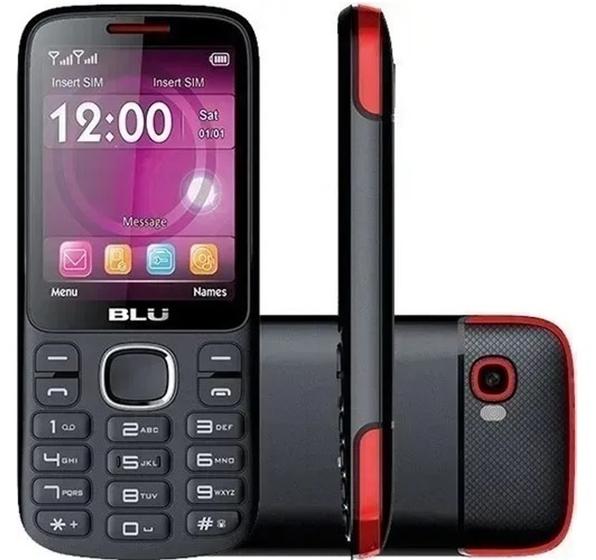 Telefone Celular Simples Ideal Para Idoso Blu Jenny Tv 2 Chips ...