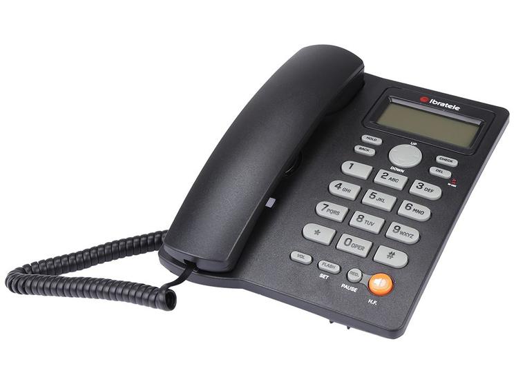 Telefone com Fio Ibratele Capta STA - Identificador de Chamada - Ramais ...
