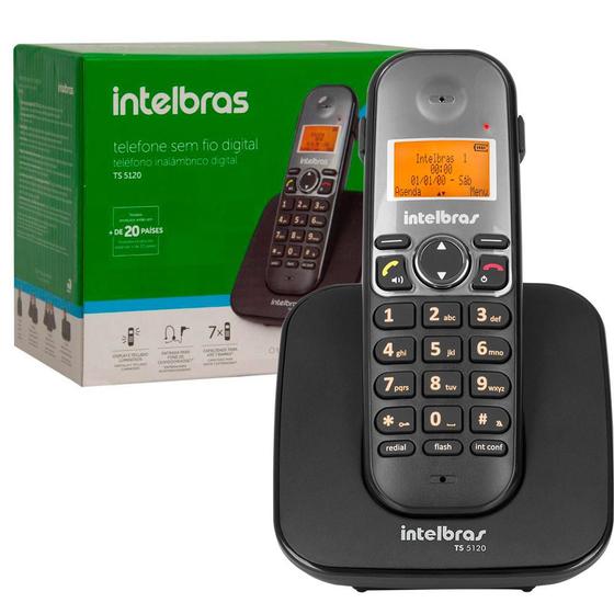 Telefone Digital Sem Fio DECT 6.0 com Identificador de Chamadas ...