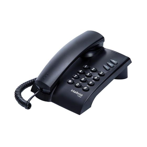 Telefone Fixo com Fio Intelbras Pleno Grafite - Ramais - Magazine Luiza