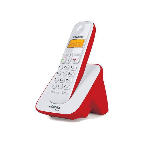 Telefone Fixo Sem Fio Bina TS 3110 Intelbras Entrada Chip 3G - Ramais ...