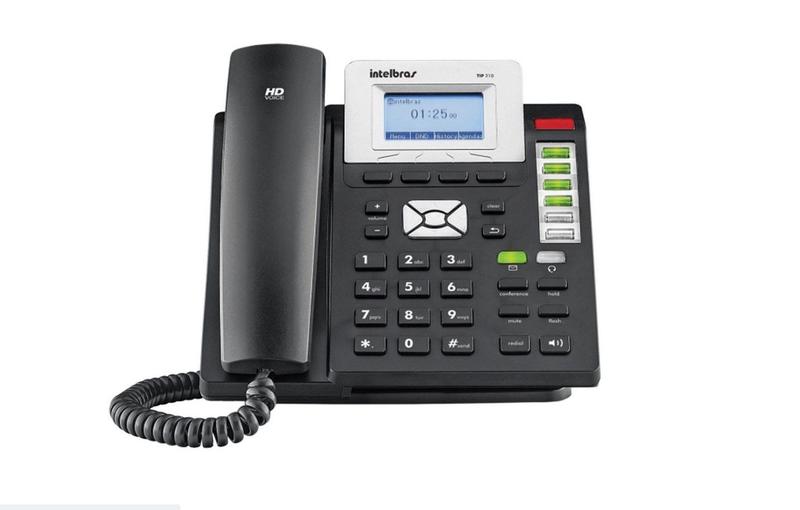 Telefone IP Intelbras TIP210 - Intelbras - Ramais - Magazine Luiza