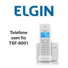 Telefone Sem Fio c/ ID TSF-8001 Branco Elgin - Ramais - Magazine Luiza