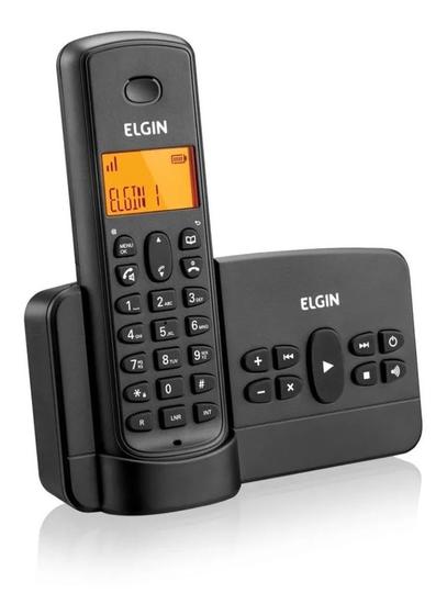 Telefone sem Fio Elgin com Identificador de Chamadas Secretária ...