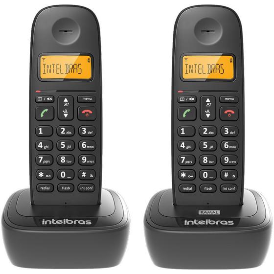 Telefone sem Fio Intelbras TS 2512 Base/Ramal Dect 6.0 - Ramais ...