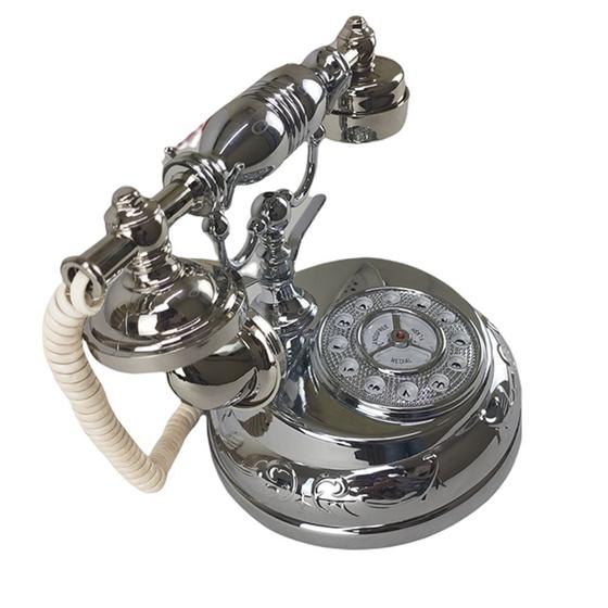 Telefone Vintage Mesa Fixo Retro Classico Colecionador Viva Voz Casa ...