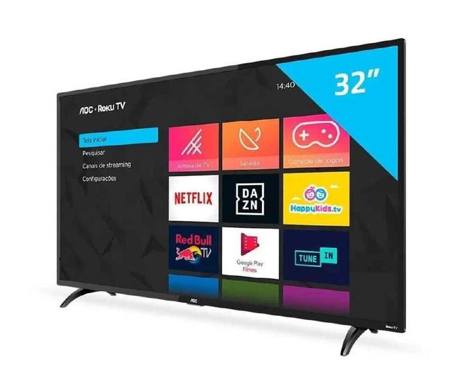 Televisor Aoc 32 Smart Led32S5195/78G - Smart TV - Magazine Luiza