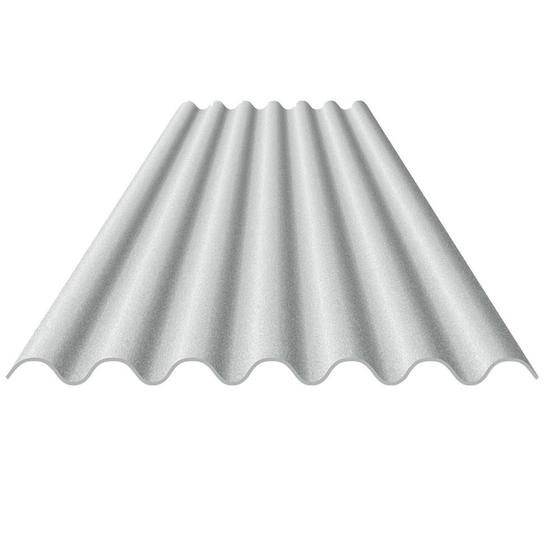 Telha de Fibrocimento Vogatex 4mm 2,44 X 0,50 M Crfs Cinza Eternit ...