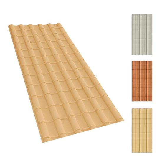 Telha Precon Pvc Plan 2.42X0.88 Diversas Cores - Telha de Cerâmica ...