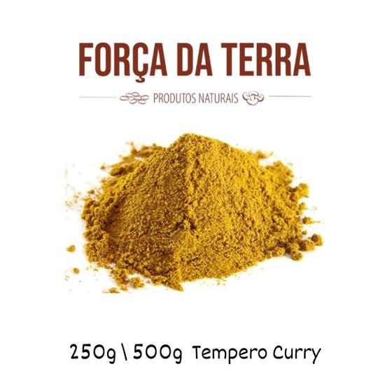 Tempero curry 500g - FORÇA DA TERRA - Curry - Magazine Luiza