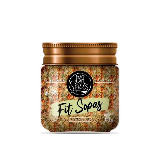 Tempero Fit Sopas Sem Sódio BR Spices 75g - Tempero - Magazine Luiza