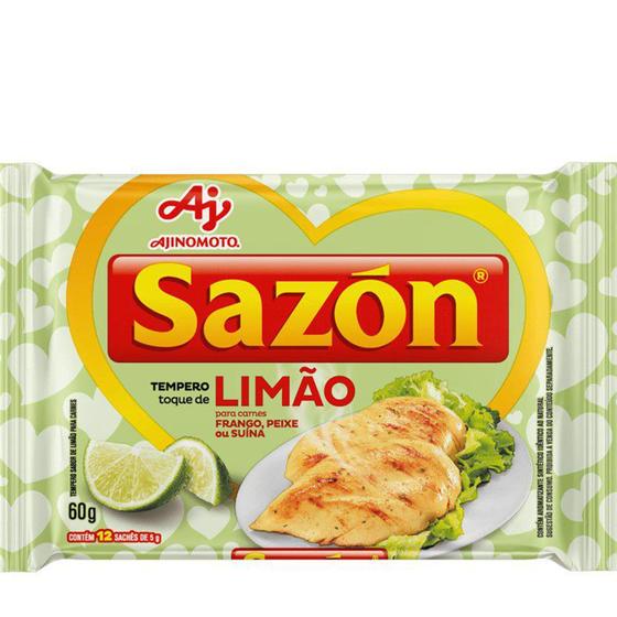 Tempero Sazon Limao 60g 12un - Sazón - Tempero - Magazine Luiza