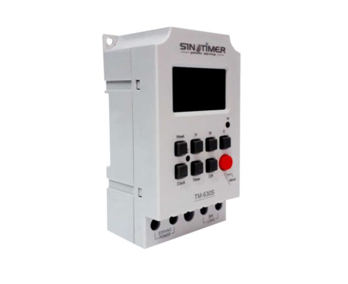 Temporizador Programável Monofásico 28 Programas 220v 30a - Sinotimer - Temporizador de Tomada ...
