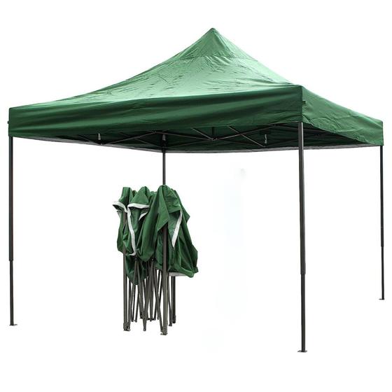 Tenda Praia Sanfonada Gazebo 3x3 Articulado Abrigo Barraca Verde ...