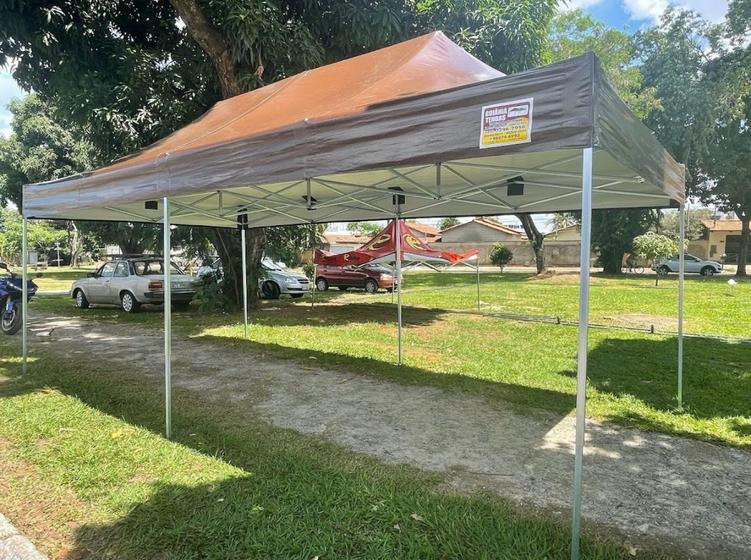 Tenda sanfonada 6x3 pvc - GOIANIA TENDAS - Gazebo - Magazine Luiza