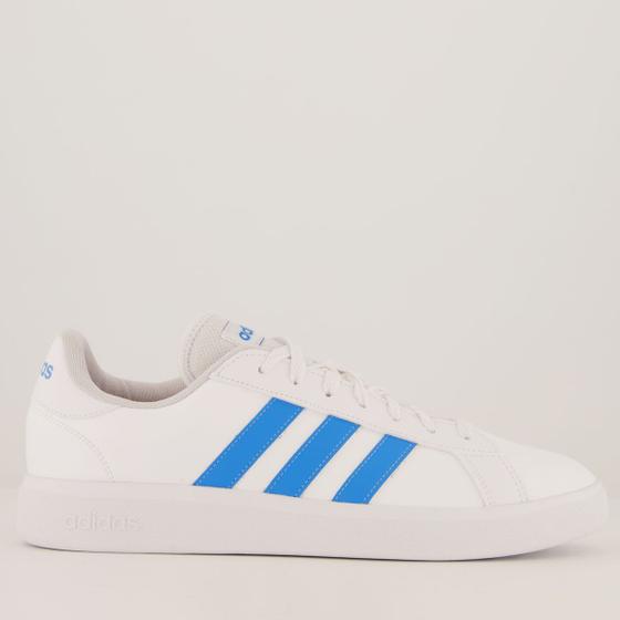 Tênis Adidas Grand Court Base 2.0 II Branco e Azul - Tênis Esportivo ...