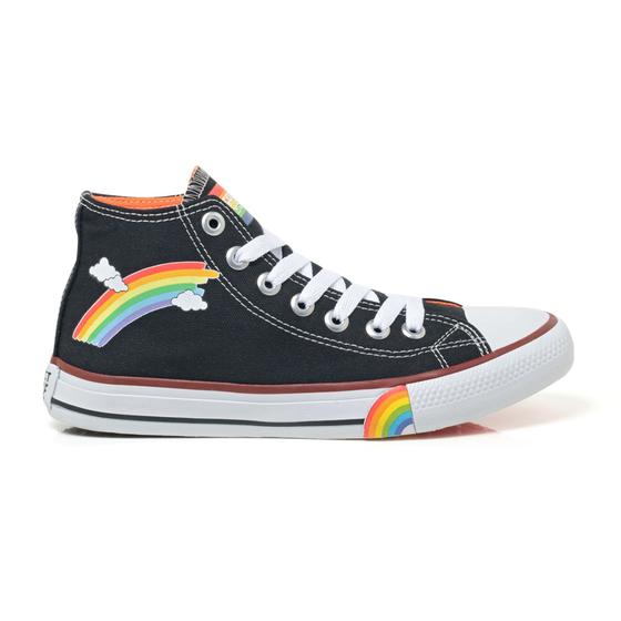 Tenis All Lgbt Solado Colorido Star Botinha lançamento Envio hoje 008HI ...