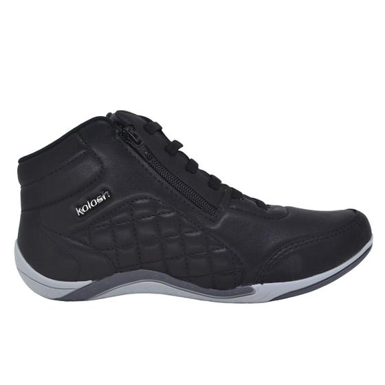 Tênis Bota Cano Baixo Casual Feminino Kolosh C1285a Preto - Tênis ...