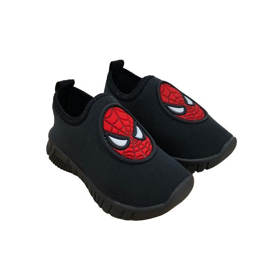 Tênis Calce Fácil Infantil Meia Masculino Menino Personagem Marvel ...