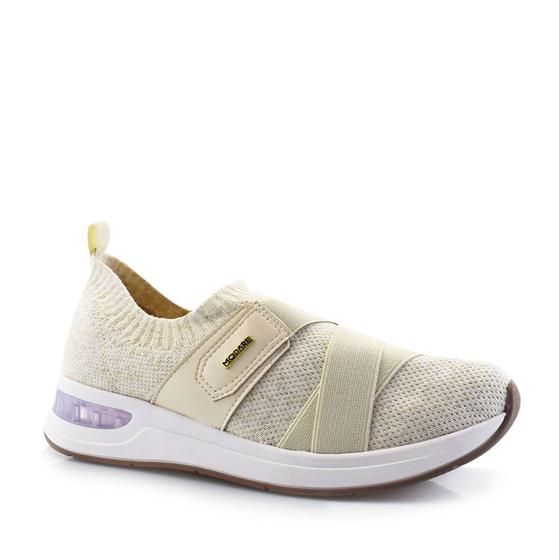 Tênis Casual Feminino Gáspea Slip-On Ultraconforto Modare Off White ...
