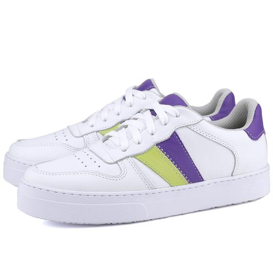Tênis Casual Mr. Gutt De Couro Branco - Tênis Feminino - Magazine Luiza