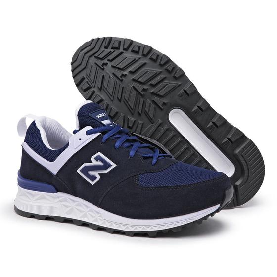 Tenis de Homem Para Sair Casual Vorax Azul Marinho - Vorax Shoes ...