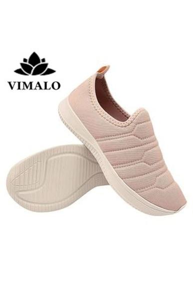 Tênis feminino meia calce fácil slip on leve flexível confortável para ...