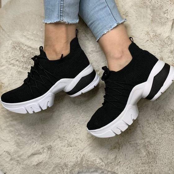 Tenis Feminino Ramarim Flatform Chunky Sneaker Kinit 2280134 - Tênis ...