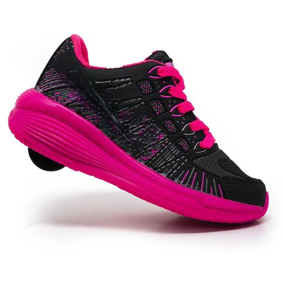 Tenis Infantil com rodinhas super divertido Cores vivas 25 ao 37 ...