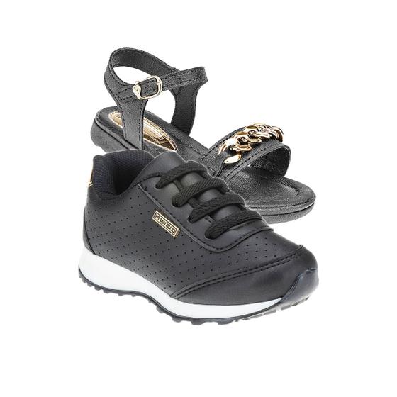 Tenis Infantil e Sandalia Papete - KIT 2 PARES Tam 23 ao 34 ...