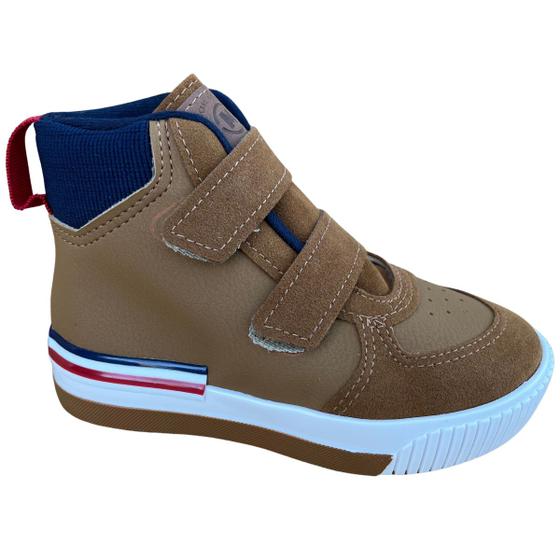 Tênis Infantil Masculino Cano Alto Molekinho Botinha de Menino 2615.108 ...