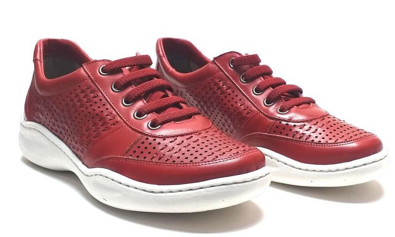 Tênis j.gean eu0002/02 couro vermelho - Tênis Feminino - Magazine Luiza