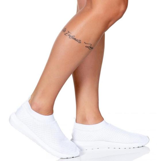 Tênis Meia Feminino Elástico Liso Conforto Dia a Dia - Hype - Tênis ...