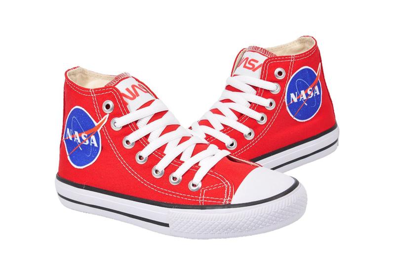 Tenis Nasa Star cano Alto Lona Solado Borracha Mega lançamento ...