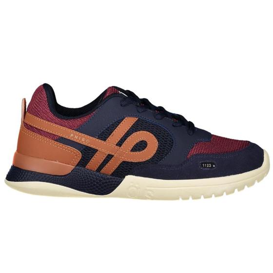 Tênis Ous Phibo 5813 Masculino Azul e Vermelho - Tênis Esportivo ...