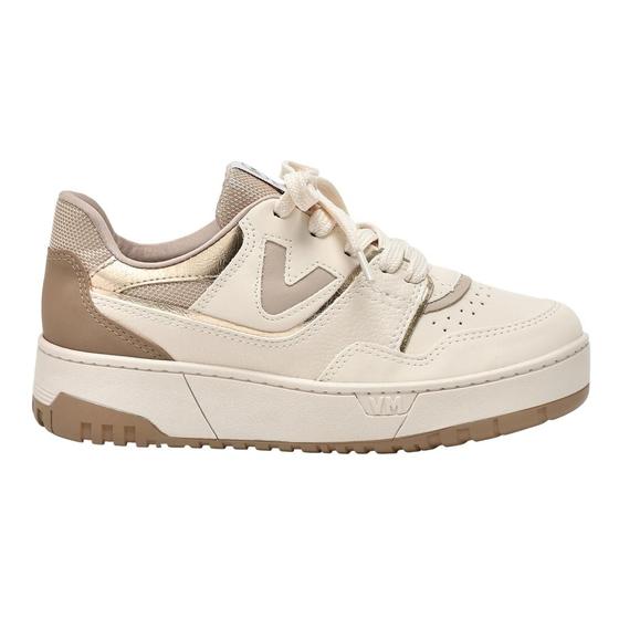 Tenis Via Marte Feminino Nobuck Branco Bege 042-004-06 - Tênis Feminino ...