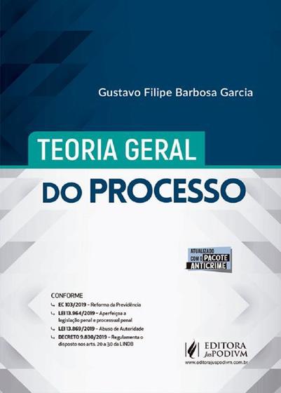 Teoria Geral do Processo (2020) - JusPodivm - Livros de Direito Processual Civil - Magazine Luiza