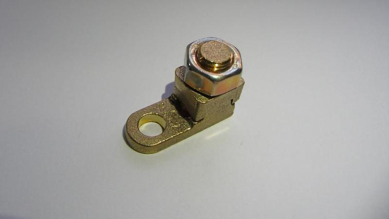 Terminal Compressão / Aperto Dourado Para Fio/Cabo 35Mm2 Com 1 Peças ...