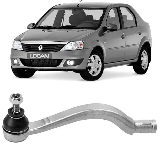 Terminal de Direção Renault Logan Sandero 2007 a 2020 Dianteiro ...