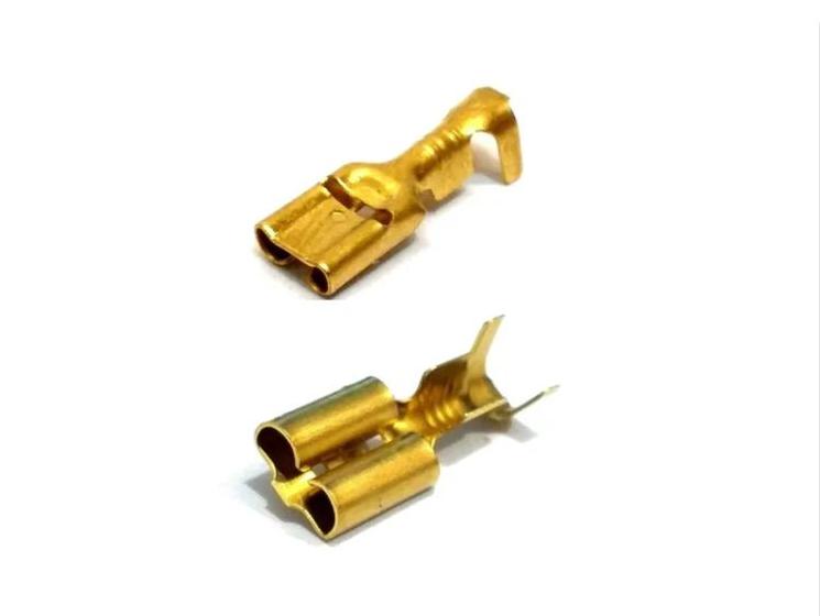 Terminal de Encaixe Pequeno 2,8mm C/ 10un - dsc - Terminais Elétricos ...