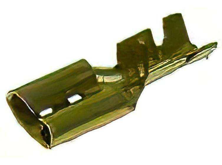 Terminal fio terminal femea 4,8 c/trava fio 1,0mm - ELET/RAINHA ...