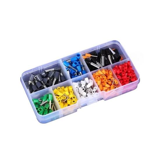 Terminal Ilhós Isolado Elétrico Misto kit com 400 Unidades 08 Modelos ...