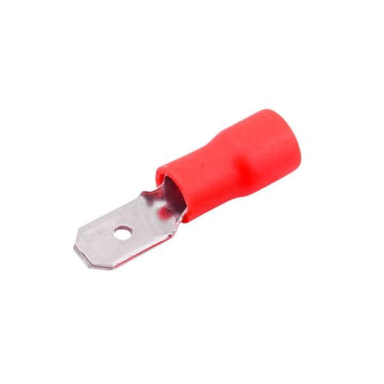 Terminal Lingueta Macho Pré Isolado 6,3mm Vermelho 100Pçs EM4263-C ...