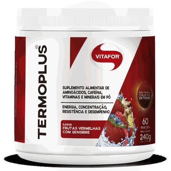 Termo Plus (240g) - Sabor: Frutas Vermelhas - VitaFor - Termogênico ...